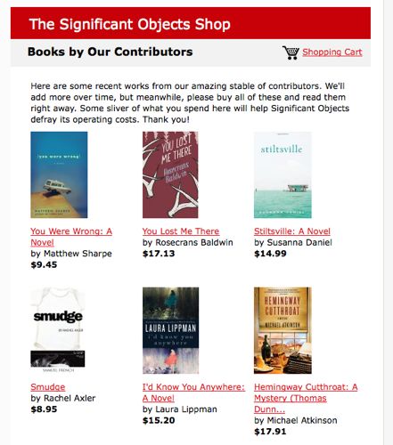 The Significant Objects Bookstore | Significant Objects